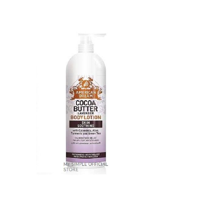 American Dream Cocoa Butter Lavender Body Lotion, 475ml – Starsam Naturals