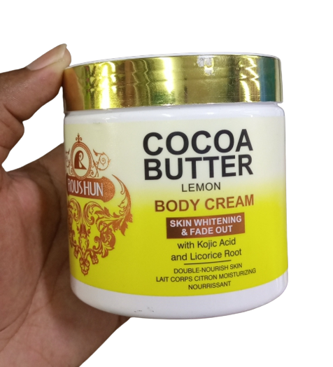 Roushun Cocoa Butter Lemon Body Cream – Starsam Naturals