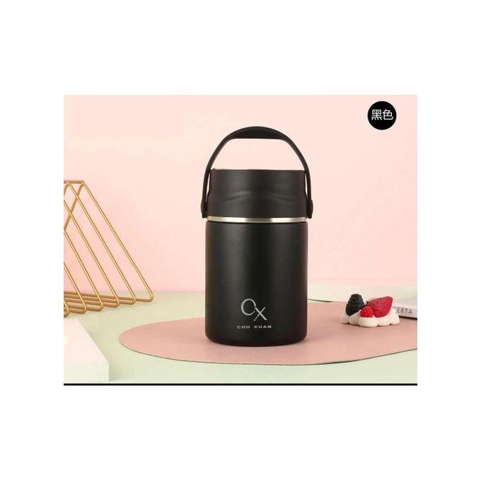 800ml CX Portable Vacuum Food Flask – Stainless Steel Hot & Cold Insul ...