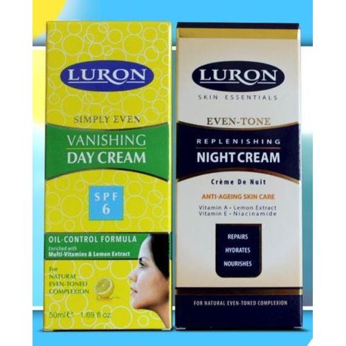 Luron 2PCS Replenishing Night Cream & Vanishing Day Cream – Starsam ...