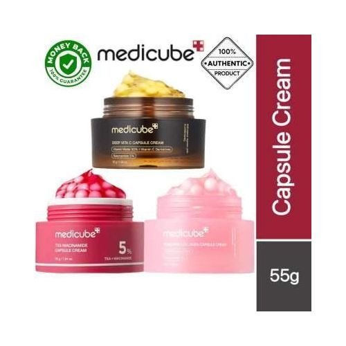 Medicube Capsule Cream (55g) Deep Vita C ,PDRN Pink Collagen ,TXA Niac ...
