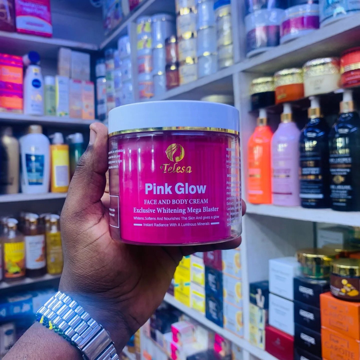 Telesa Pink Glow Face and Body Cream – Starsam Naturals