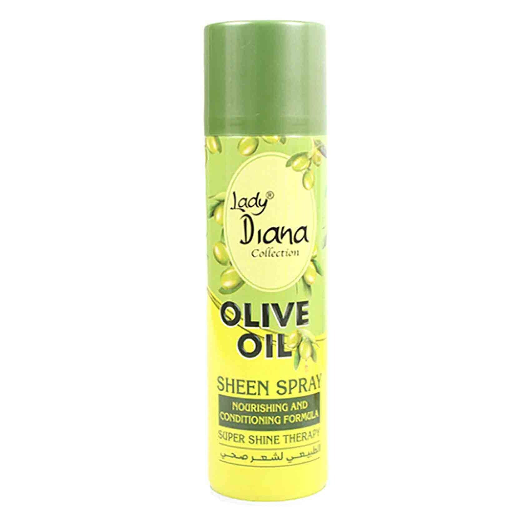 Lady Diana Collection Olive Oil Sheen Spray 400ml – Starsam Naturals