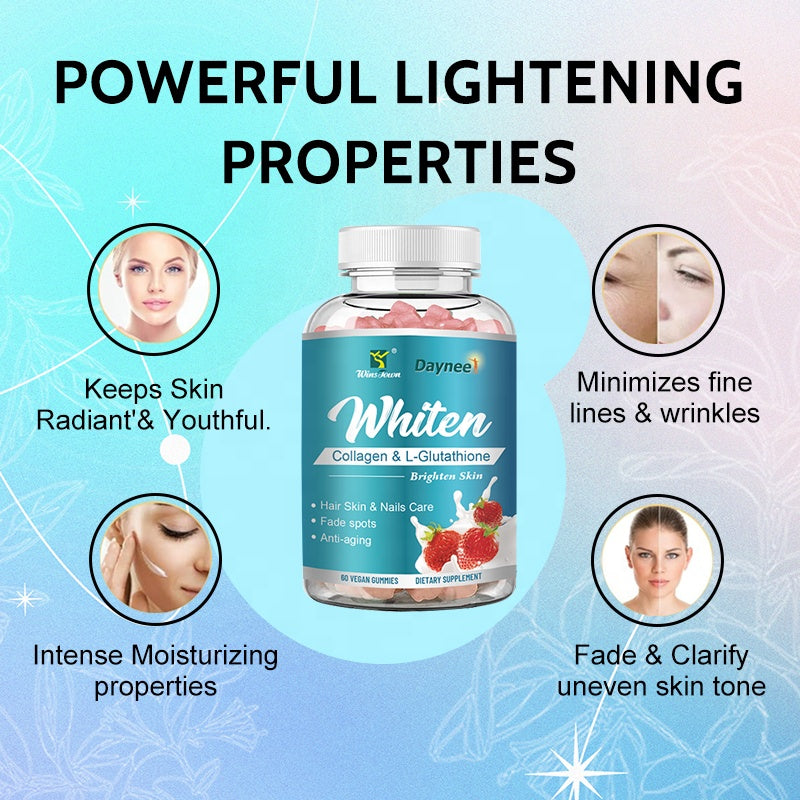 Daynee Whiten Collagen & L-Glutathione Vegan Gummies – Starsam Naturals