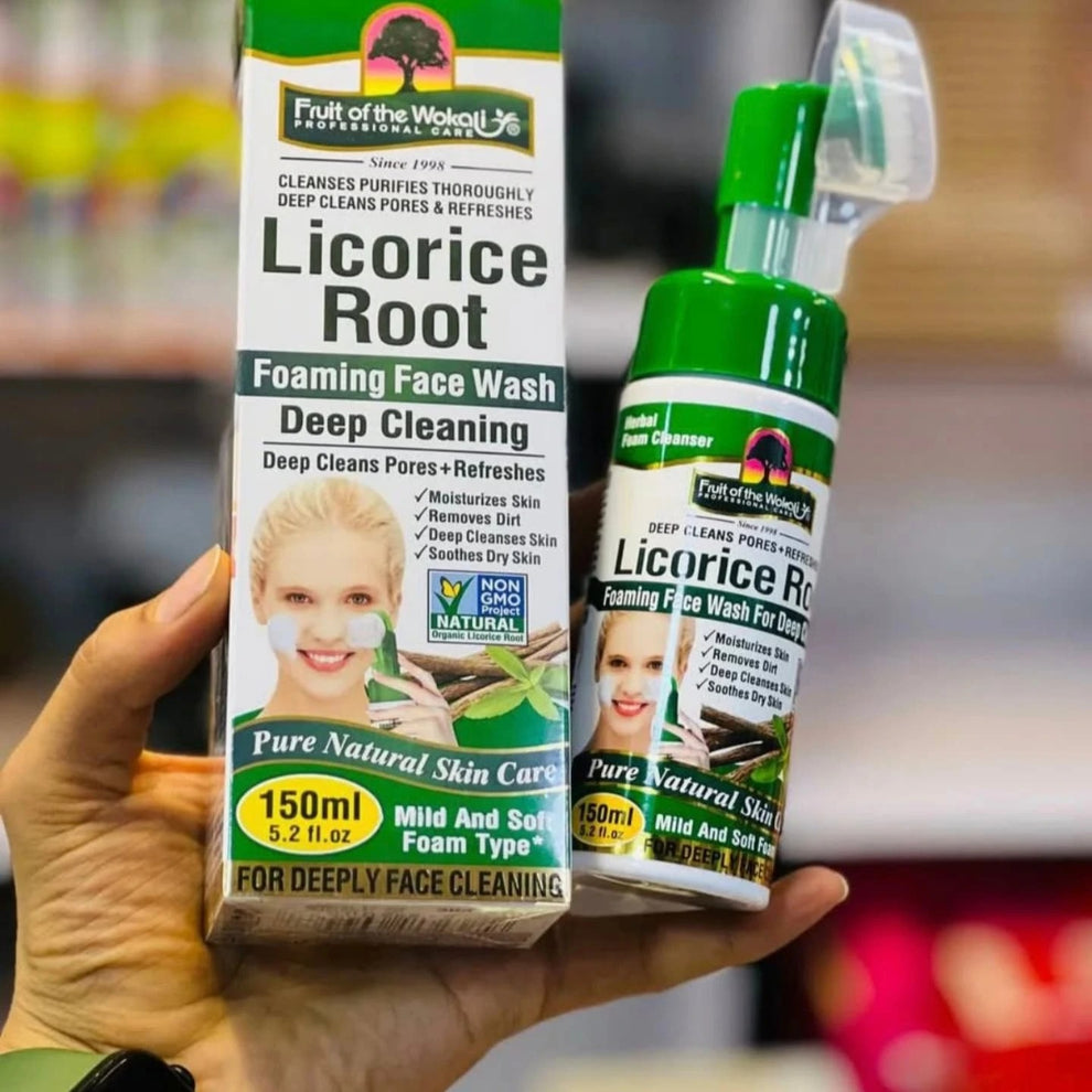 Fruit of the Wokali Licorice Root Herbal Foaming Face Wash – 150ml ...