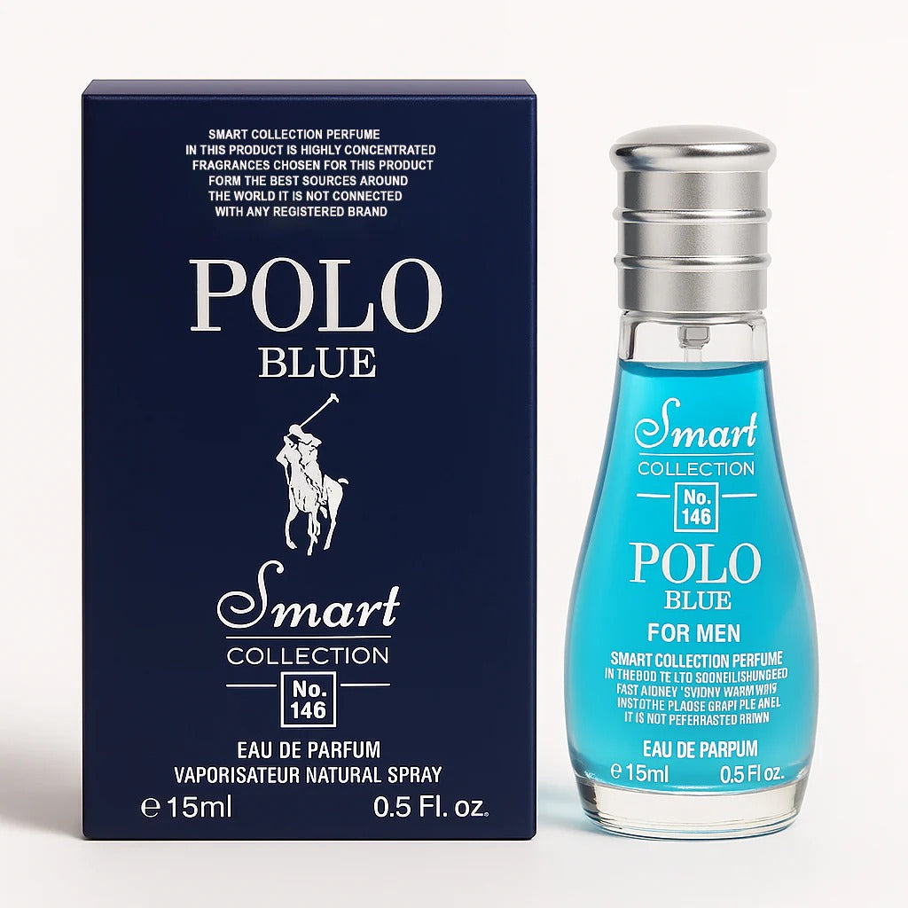 Smart Collection No. 146 Polo Blue Eau de Parfum for Men – 15ml ...